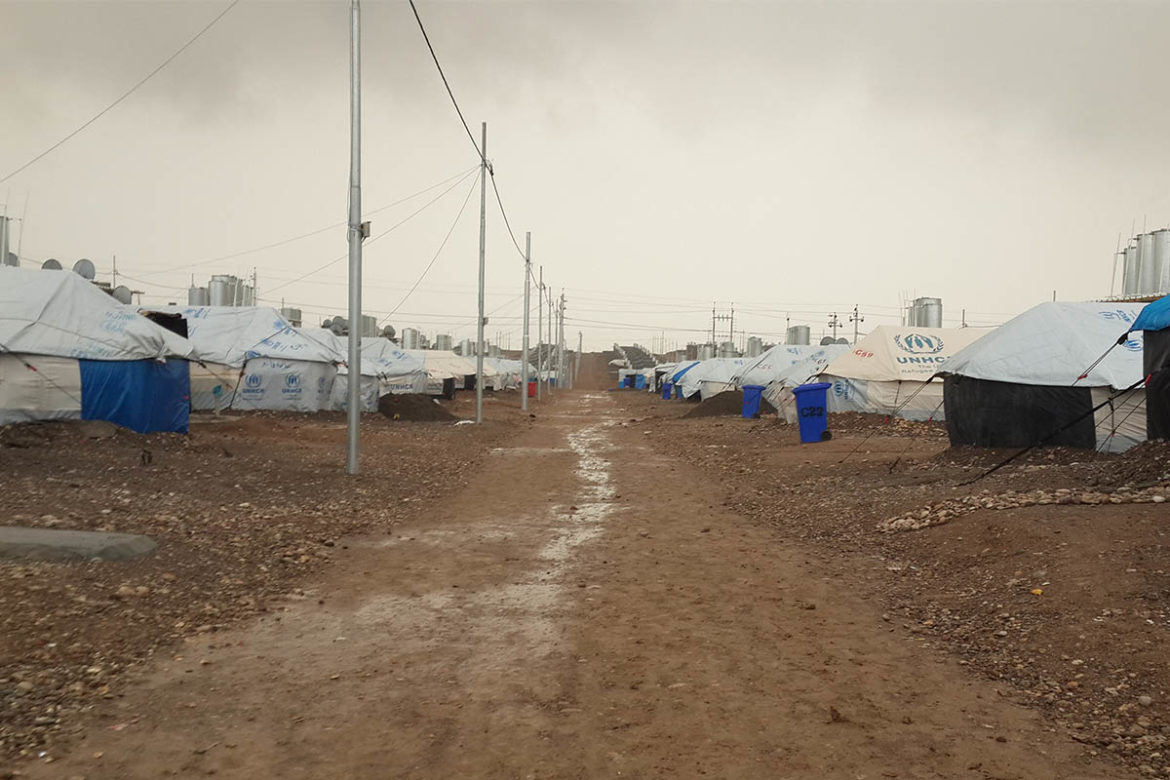 Life in a refugee camp - Aquila Style